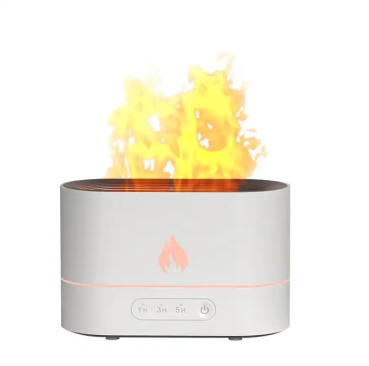 Fire Light Flame Air Humidifier LED Light Humidifier Essential Oil ...