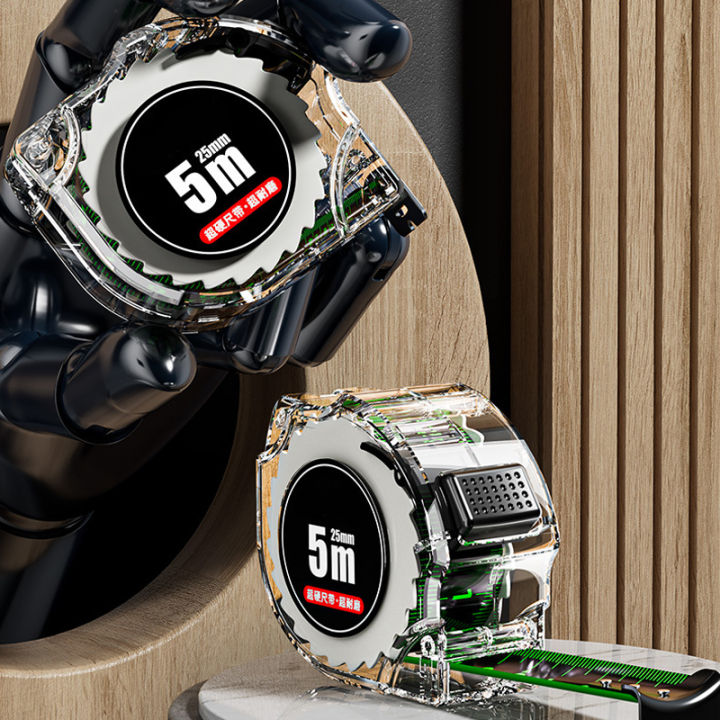 Self Locking Fluorescent Steel Tape Measure High-Precision Laser Inkjet ...