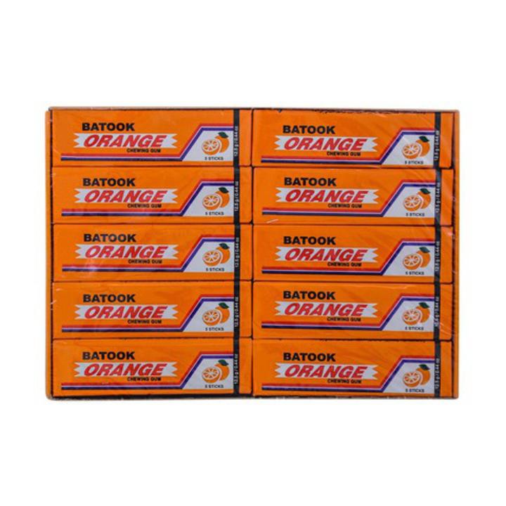 Chewing Gum Orange Batook gum Sticks 12.5g x Pack of 20Pcs | Daraz.lk