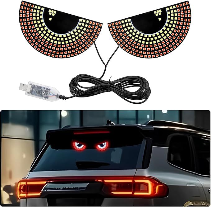 Devil Eyes Light - Auto Window LED Lamp - Decoration Auto Window Light ...