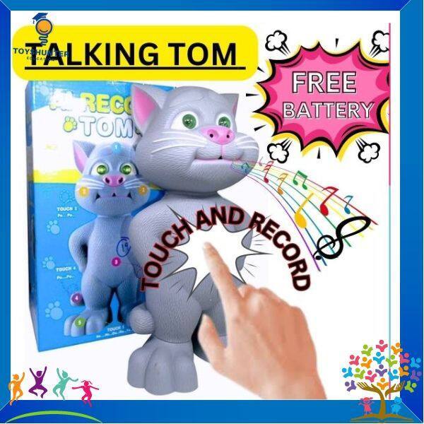 Talking Tom Cat Intelligent Touch Record Story Tell Music Sing Respon ...