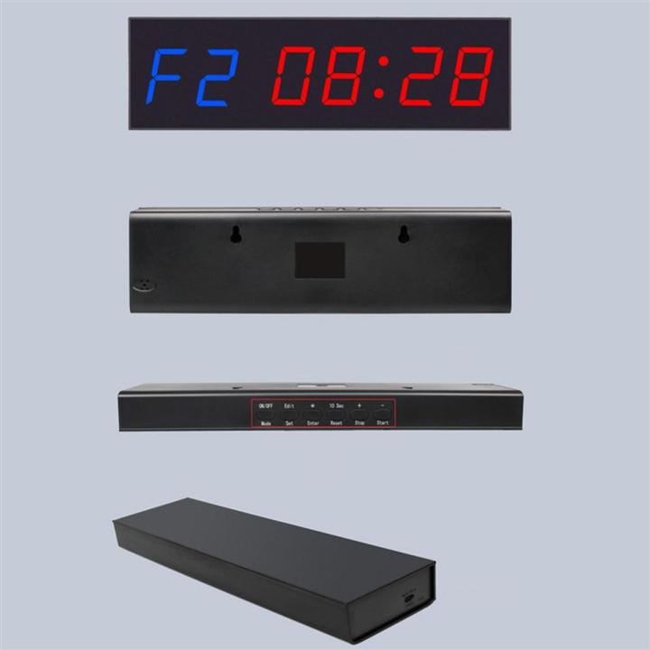 1.8Inch Timer 6 Digit Timer Interval Programmable Countdown/UP Stopwath ...