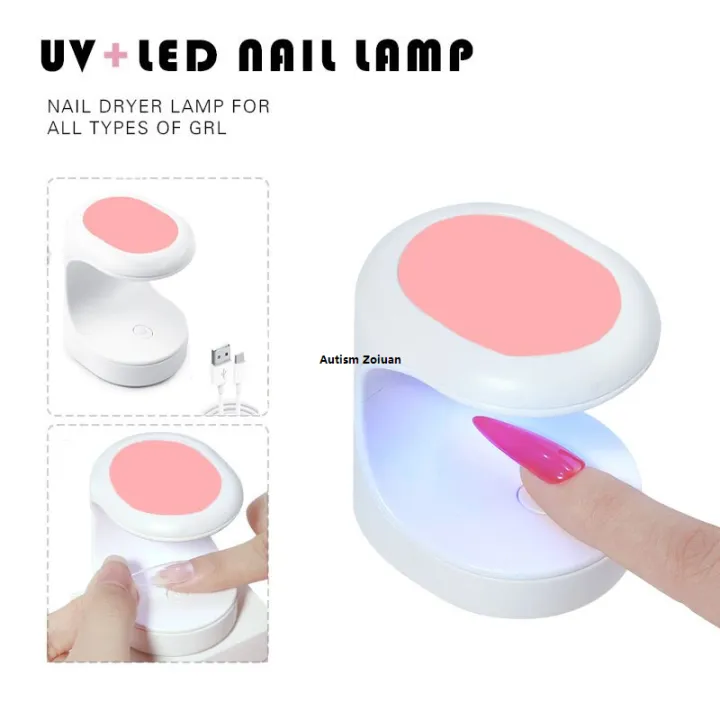 USB with Tools Nail Light Dryer Polisher Tool Single Finger Nail ...