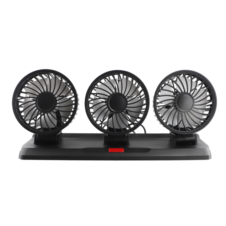 Car Fan Triple Heads Car Fan 5V with USB Cable Car Fan Powerful Cooling ...