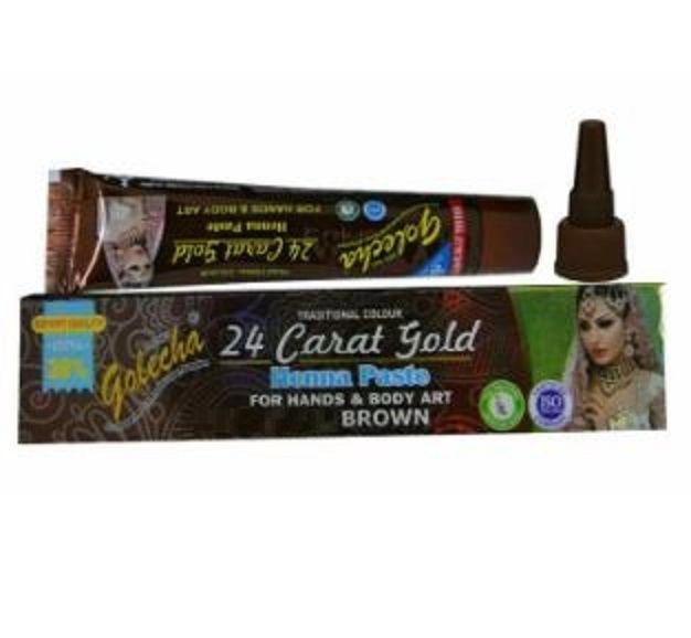 Golecha 24 Carat Gold Magic Henna Brown | Daraz.lk