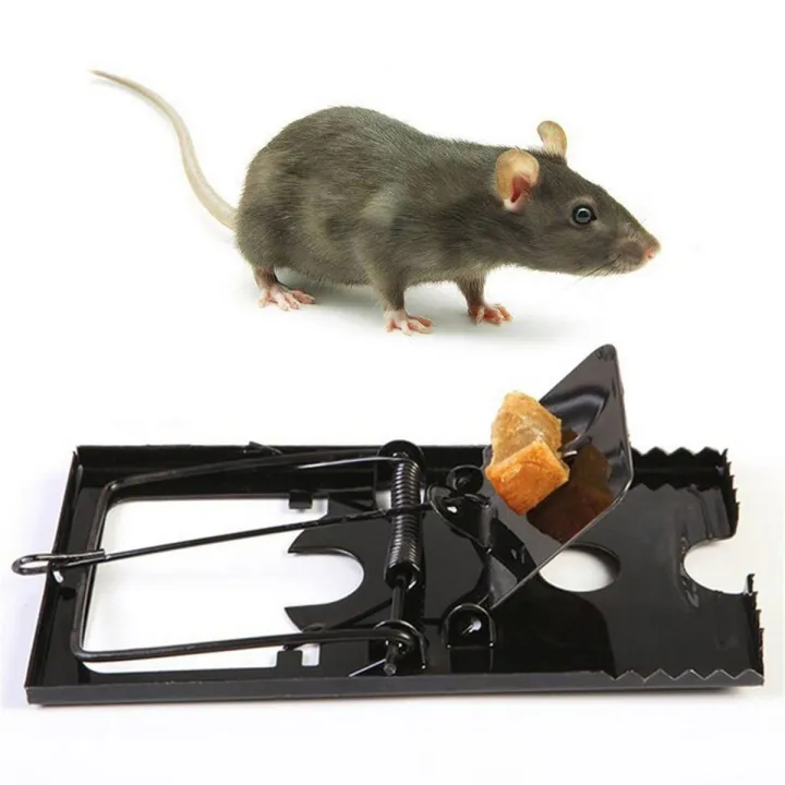 02 Pcs LDS High Quality Pest Control Metal Reusable Rat Trap Mice Mouse ...