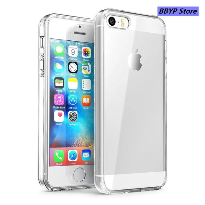 BBYP Case For iPhone SE 5S 5 TPU Silicon Durable Clear Transparent ...