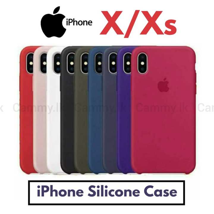 OG Luxury Premium Silicone Case For iPhone X/ Xs Back Cover with Logo ...