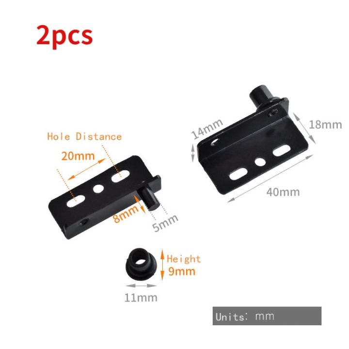 2pcs/set Invisible Cabinet Hinge Up and Down Door Pivot Hinge for Wood ...