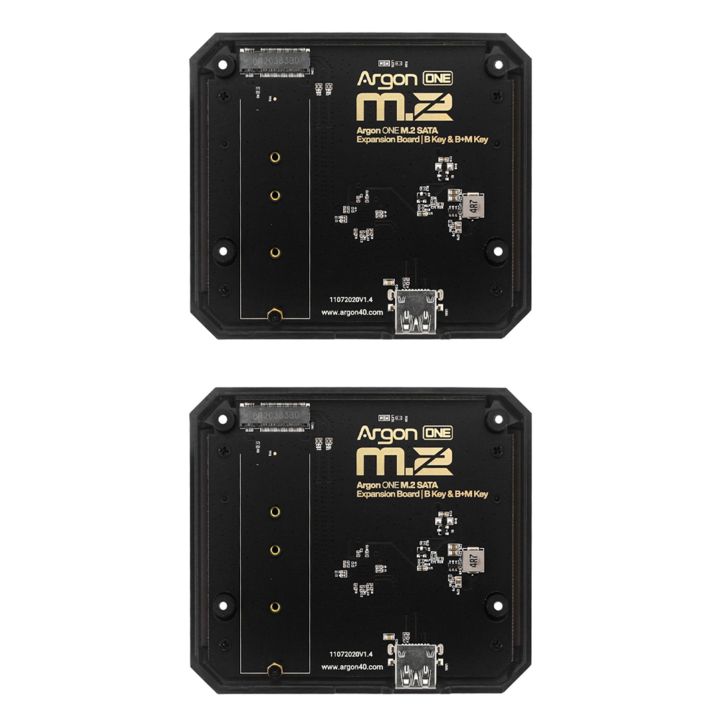 2X M.2 Expansion Board USB 3.0 to M.2 SATA SSD Adapter for 4 Model B ...