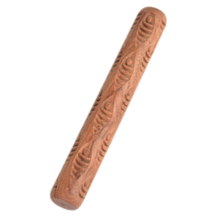 (VDZI) Pottery Tools Wood Hand Rollers for Clay Stamp,Pattern Roller ...