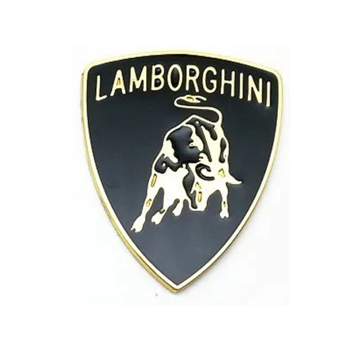 Lamborghini Lamborghini emblem logo badge metal emblem badge label logo ...