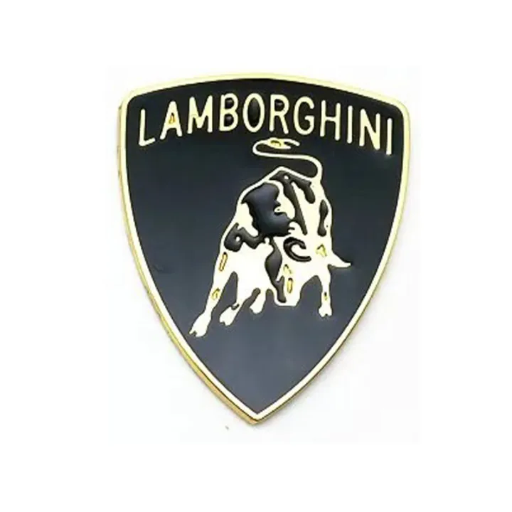 Lamborghini Lamborghini emblem logo badge metal emblem badge label logo ...