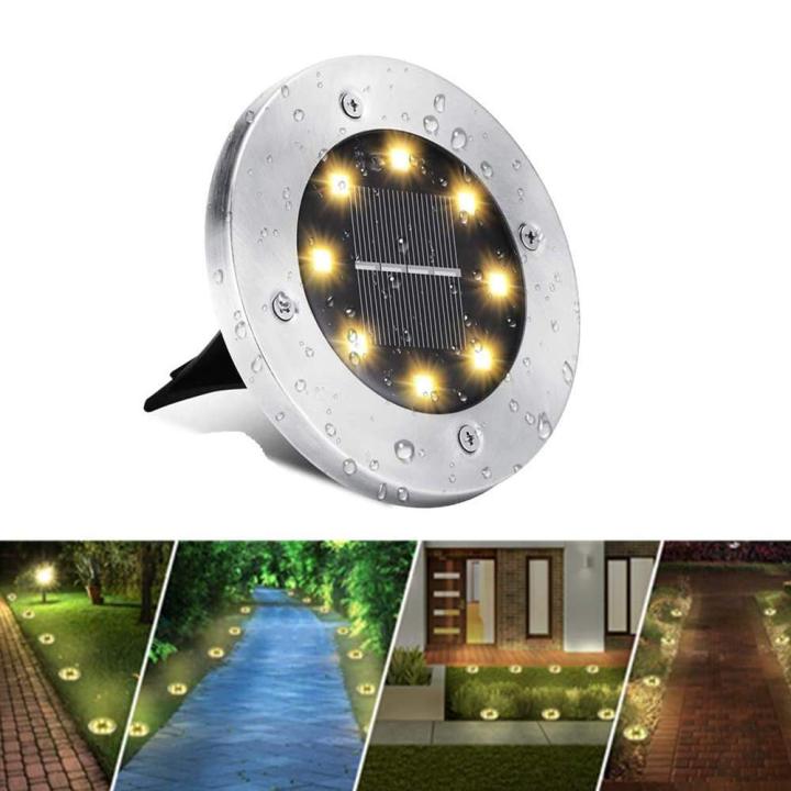 Waterproof Solar Powered Sensor Disk Light | Daraz.lk