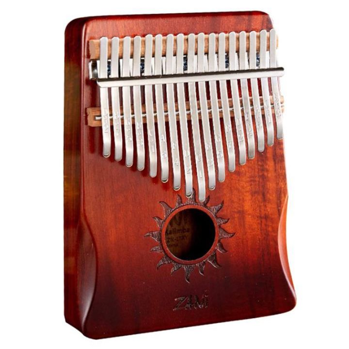 Kalimba Thumb Piano 17 Keys Finger Portable Mbira Sanza with Sticker ...