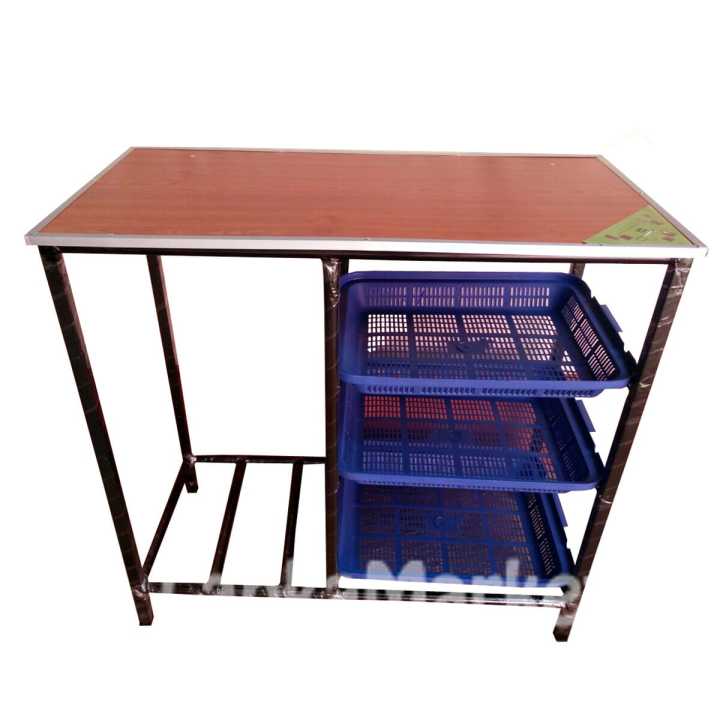 Steel Gas table .Gas cooker and gas cylinder organizer | Daraz.lk