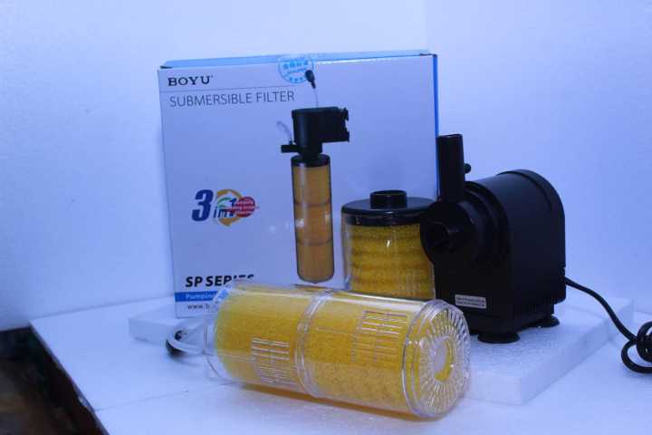 BOYU SP-2500III Power Filter, Submersible Filter, 3 in 1 Filter, under ...