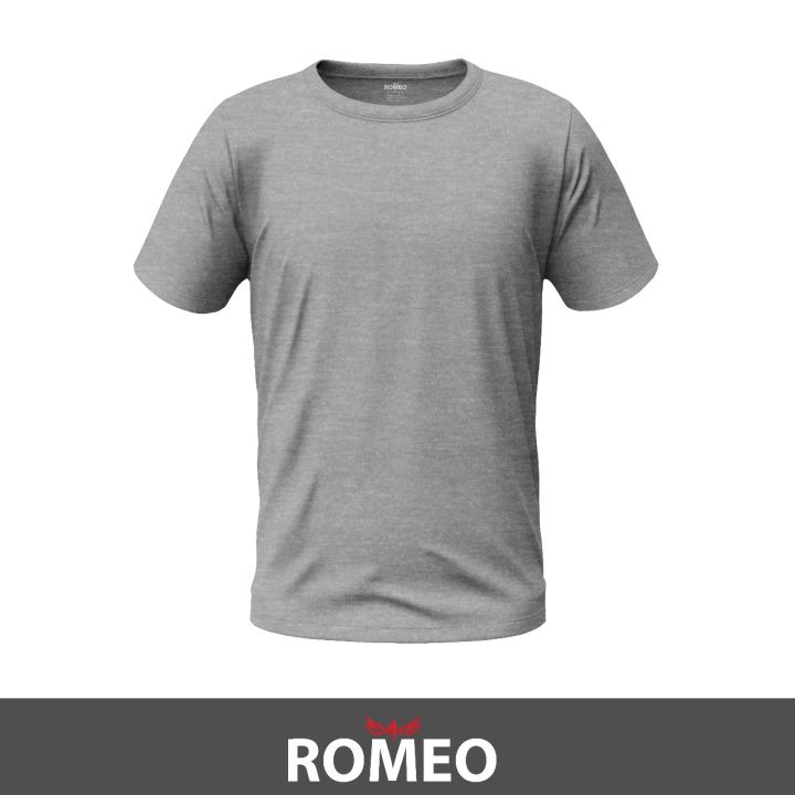 Romeo Light Ash Crew Neck T-Shirt | Daraz.lk