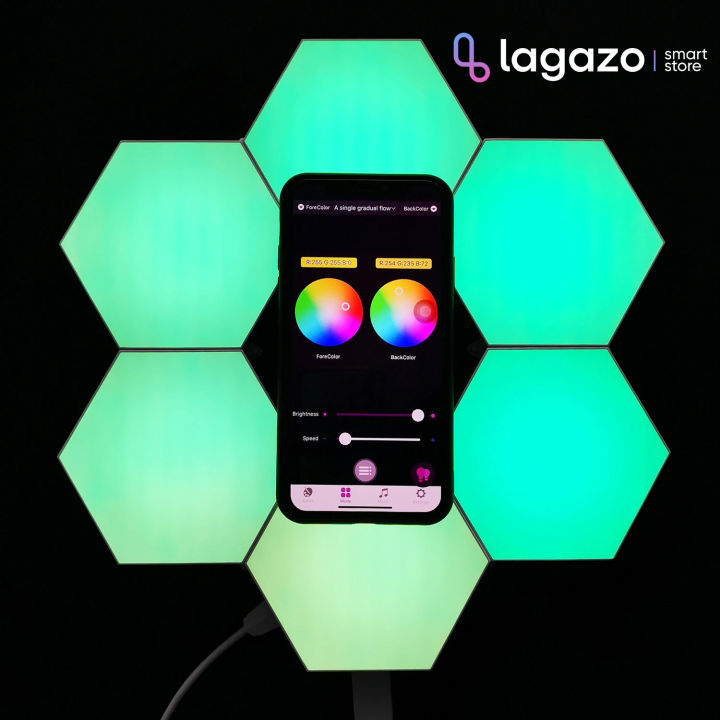 RGB Hexagon Light - Bluetooth Controlled | Daraz.lk