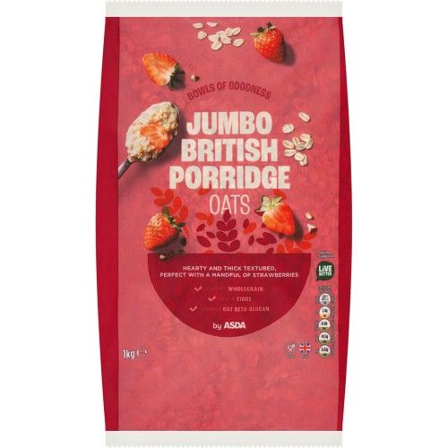 ASDA Jumbo British Porridge Oats 1kg | Daraz.lk