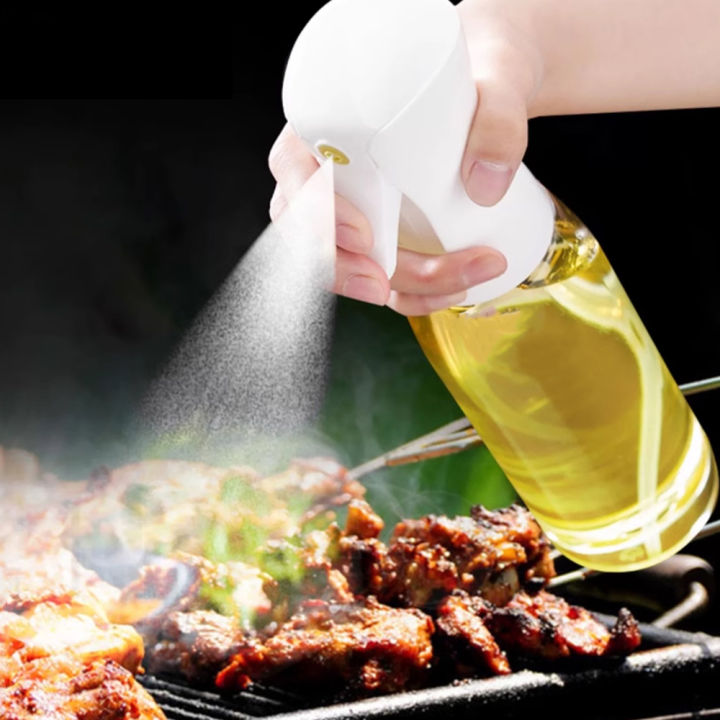 Press-type Oil Spray Bottle 300ML Kitchen Cooking Oil Sprayer Outdoor ...