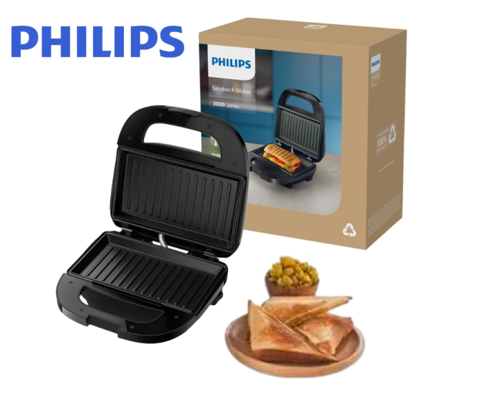 Philips 3000 Series Daily Collection Sandwich Maker HD2330/90 – Crispy ...