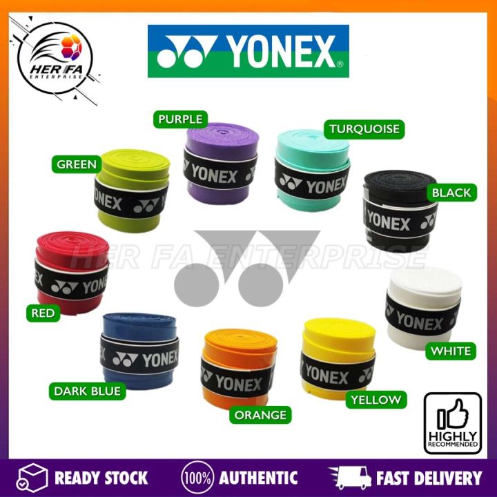 YONEX AC102EX Overgrip 100%ORIGINAL for Badminton,Squash or Tennis Grip ...