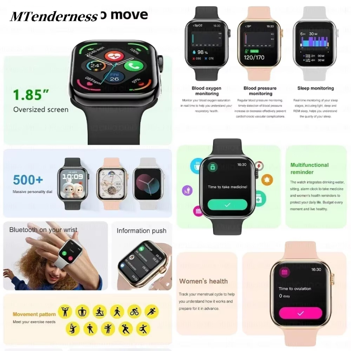 MTenderness Apple Women's Sports NFC Bluetooth Watch Apple New 2025 ...