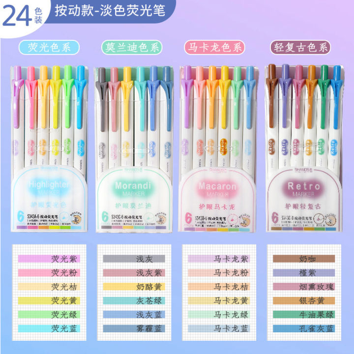 Student Stationery Marking Key Color Marking Pen Hand Book Color Pen ...