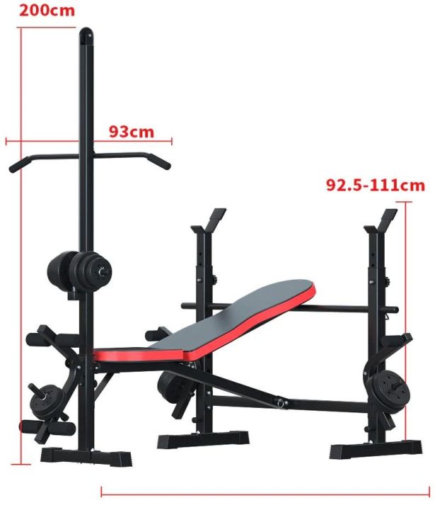 Weight Bench - Multi functional Home workout Bench Full bench ...