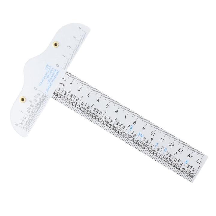 Transparent Acrylic Easy Reference While Crafting Clear T-Square Ruler ...