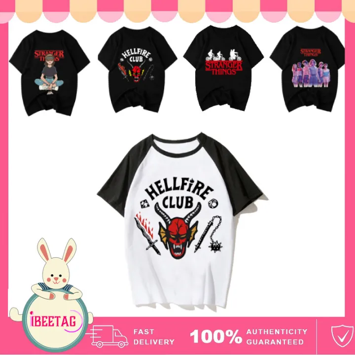 Stranger Things 4 T Shirt Women/Men T Shirt Aesthetic Graphic Hellfire ...