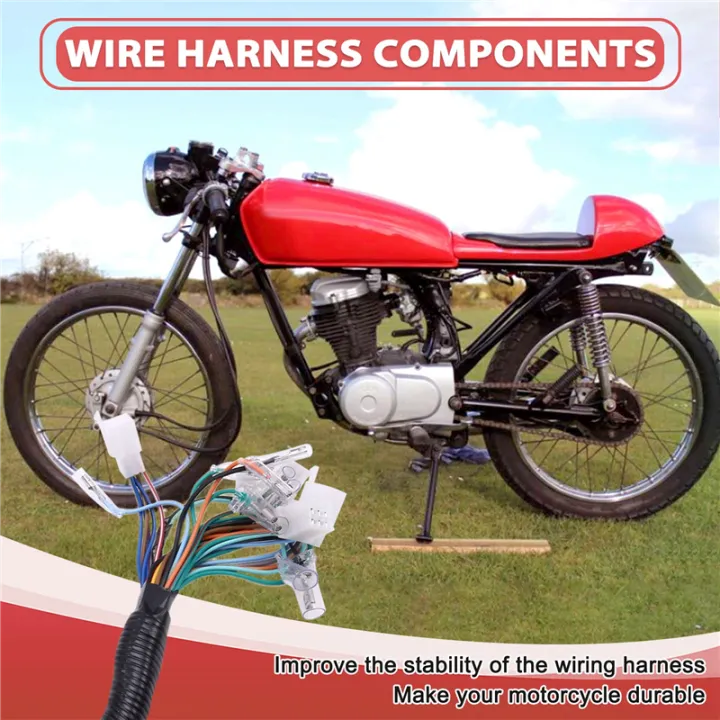 Motorcycle Cable Wiring Harness Full Vehicle Line Assembly for ATV ...