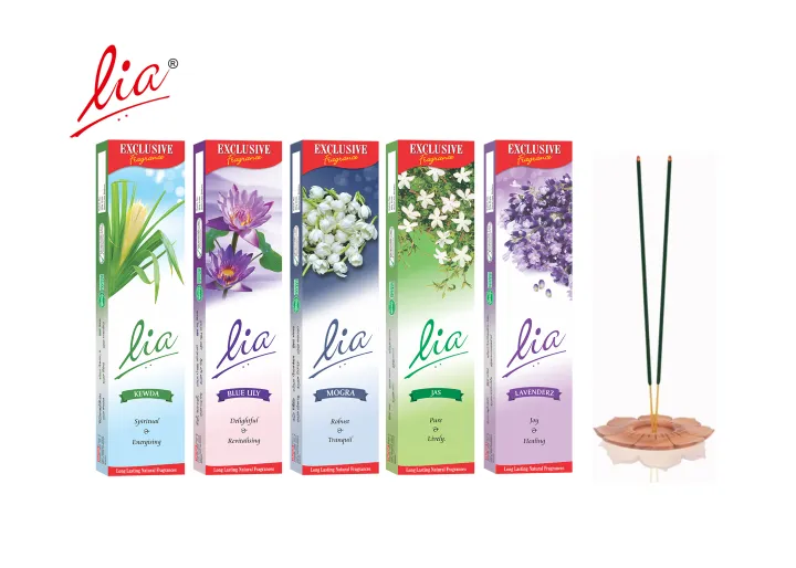 Lia Incense Sticks - Five Fragrances - 5 Packets | Daraz.lk