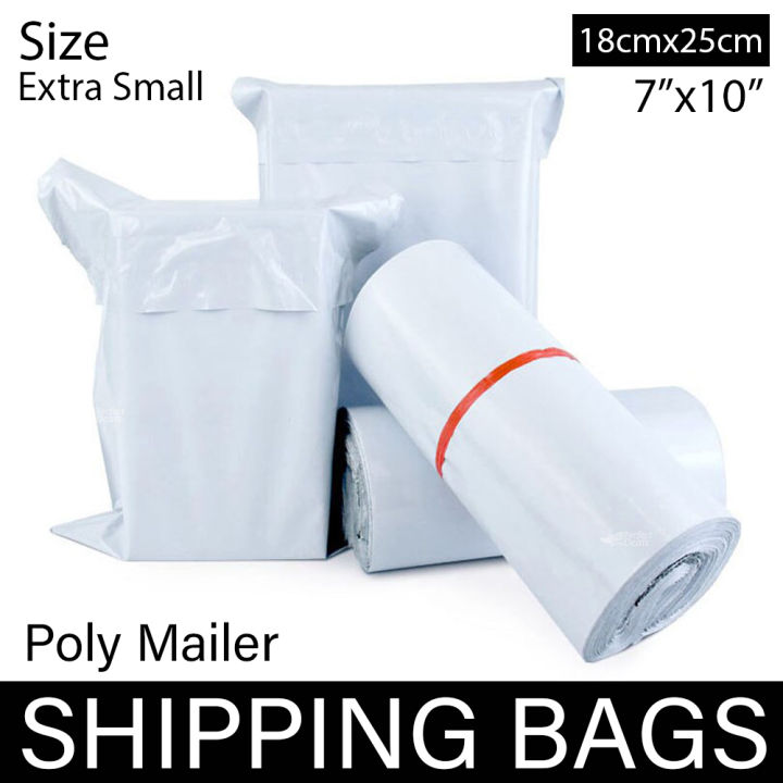 Perfect Extra Small Poly Mailer High Quality White Flyers Bundle of 100 ...
