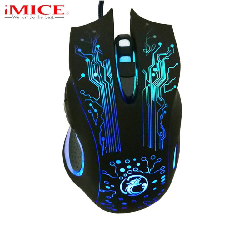 iMice USB Gaming Mouse Ergonomic LED Backlight Optical Mouse Gamer ...
