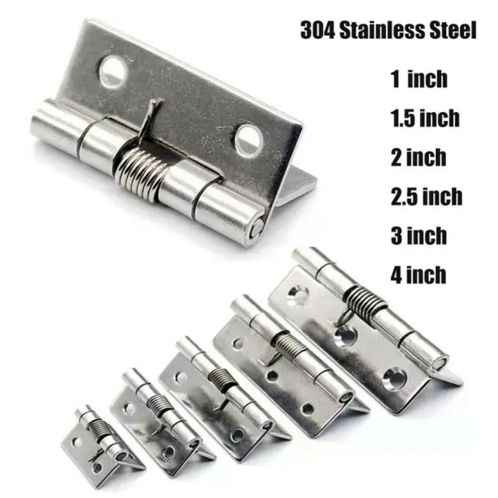 Durable Automatic Door Hinge Rebound Stainless Steel Spring Hinges /.5 ...