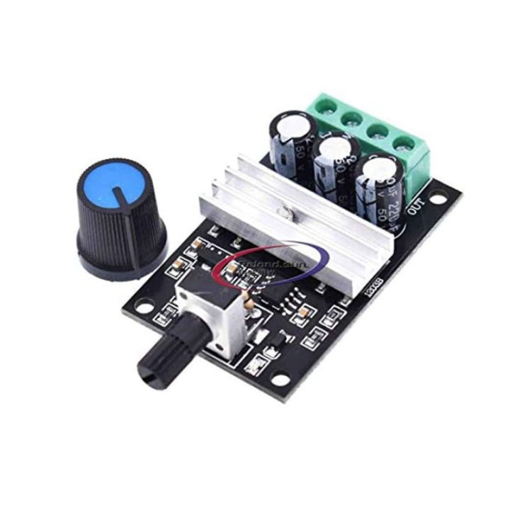 DC 6V 12V 24V 28VDC 3A 80W PWM Motor Speed Controller Regulator Adjustable Variable Speed ...