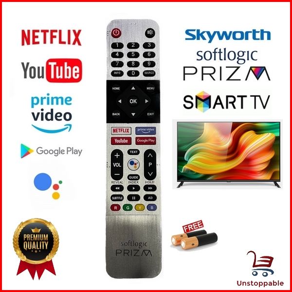 Skyworth Singer Vista Softlogic Prizm LED Smart Tv Android Tv Remote ...