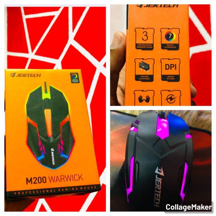 Jertech M200 wired Gaming mouse | Daraz.lk