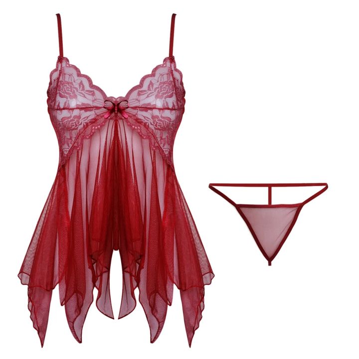 2024 Lingerie Hot Woman Underwear Babydoll Lingerie Teddy Sleepwear ...