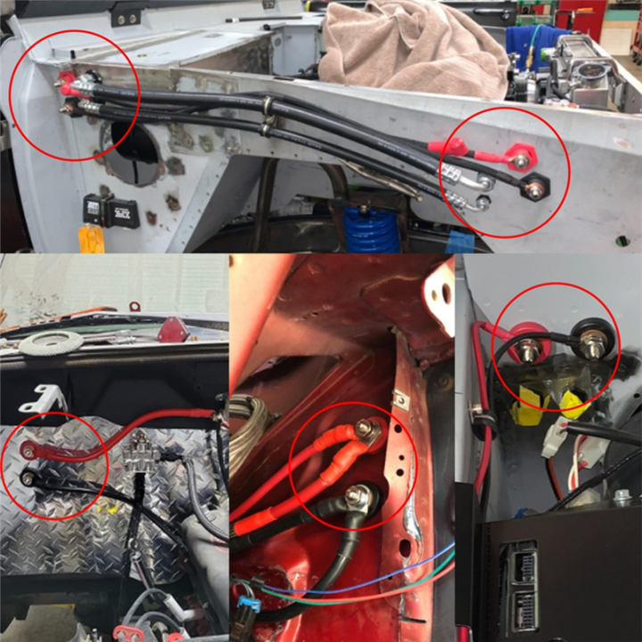 Car Thru Panel Battery Terminal Connector Terminals Ends Battery ...