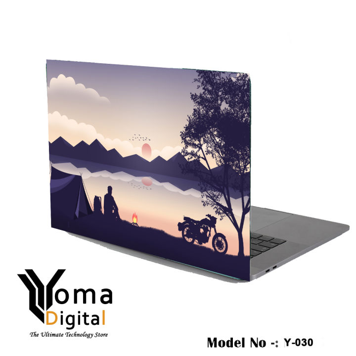 Laptop Skin Protector Sticker laptop back side stickers waterproof y ...