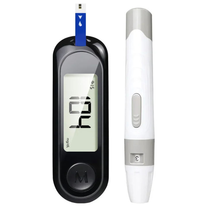 Blood Glucose Meter Diabetes Testing Kit Sugar Monitor Glucometer 50 ...