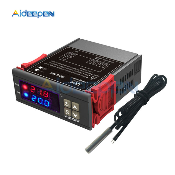 【The Timber Loft】MH1220W AC 110-220V DC 12-72V 10A Dual Display Digital ...
