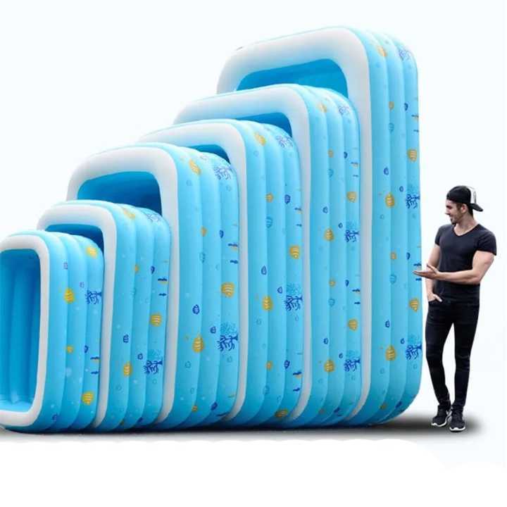 4 Ft / 5 Ft / 6 Ft / 7 Ft Intime 3-Layer Giant Family Inflatable ...