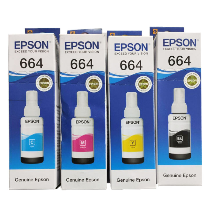 Epson 664 ink 4 Bottles (CMYK) | Daraz.lk