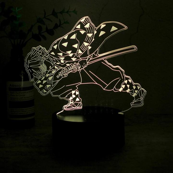 Kimetsu No Yaiba Nezuko Kamado Figure Led Night Light for Bedroom Decor ...
