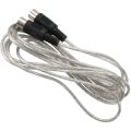 LKPCIGCXM 9.8FT Midi Male to Male DIN 5-Pin Music Instrument Extension ...