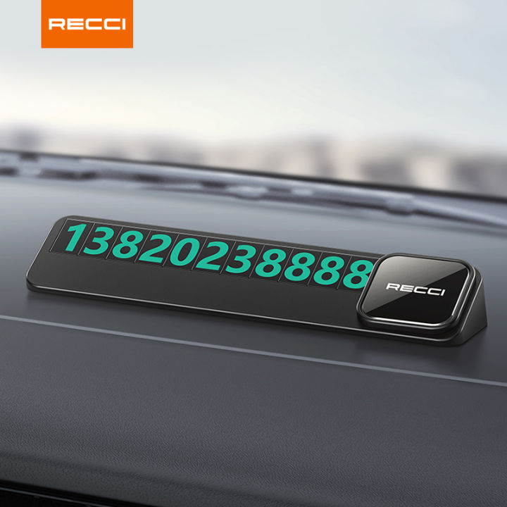 RECCI RCS-C03 Car Parking Card Owner Phone Number Display Holder | Daraz.lk